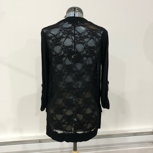 Iris Basic | Tops | Iris Basic Lacy Sweater | Poshmark